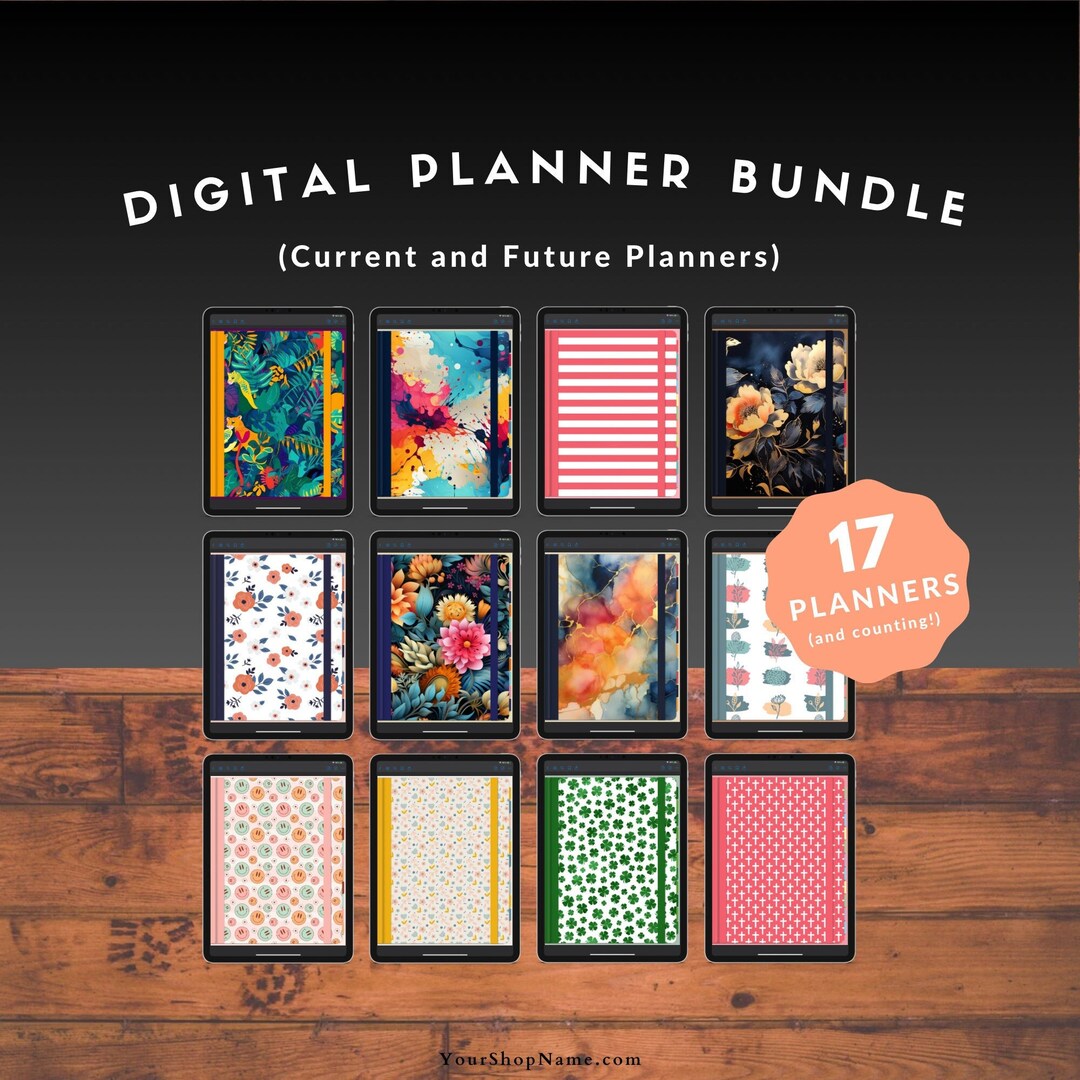 Digital Planner Bundle, Self Care Planner, Digital Planner Goodnotes ...