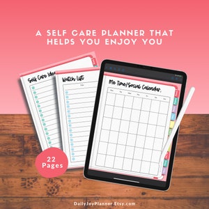 Self Care Planner, Digital Planner Goodnotes, Undated Digital Planner ...