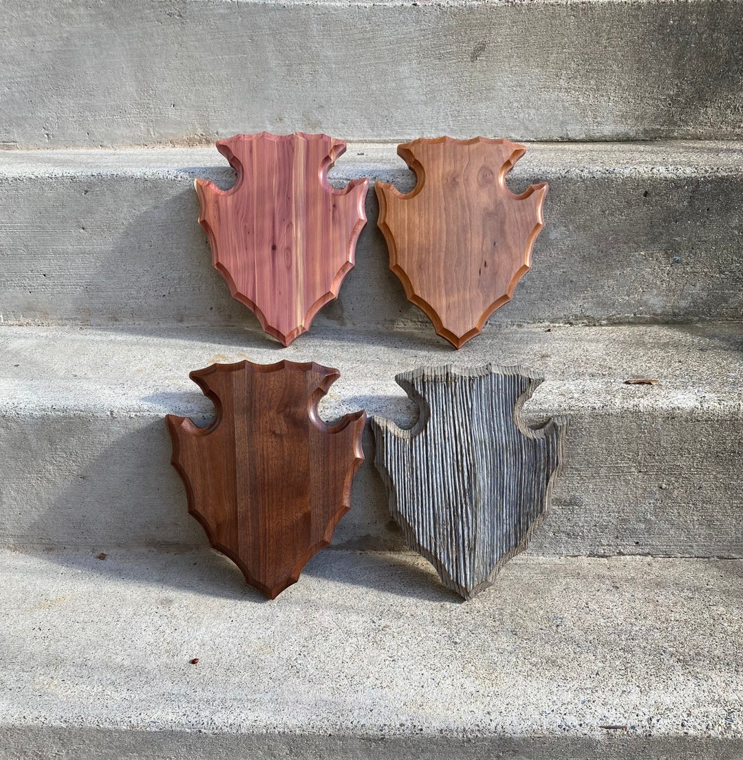 8” X 10” Arrowhead Antler Plaque - Etsy