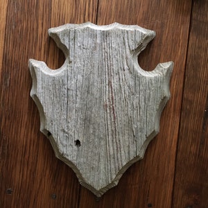 8” X 10” Arrowhead Antler Plaque - Etsy
