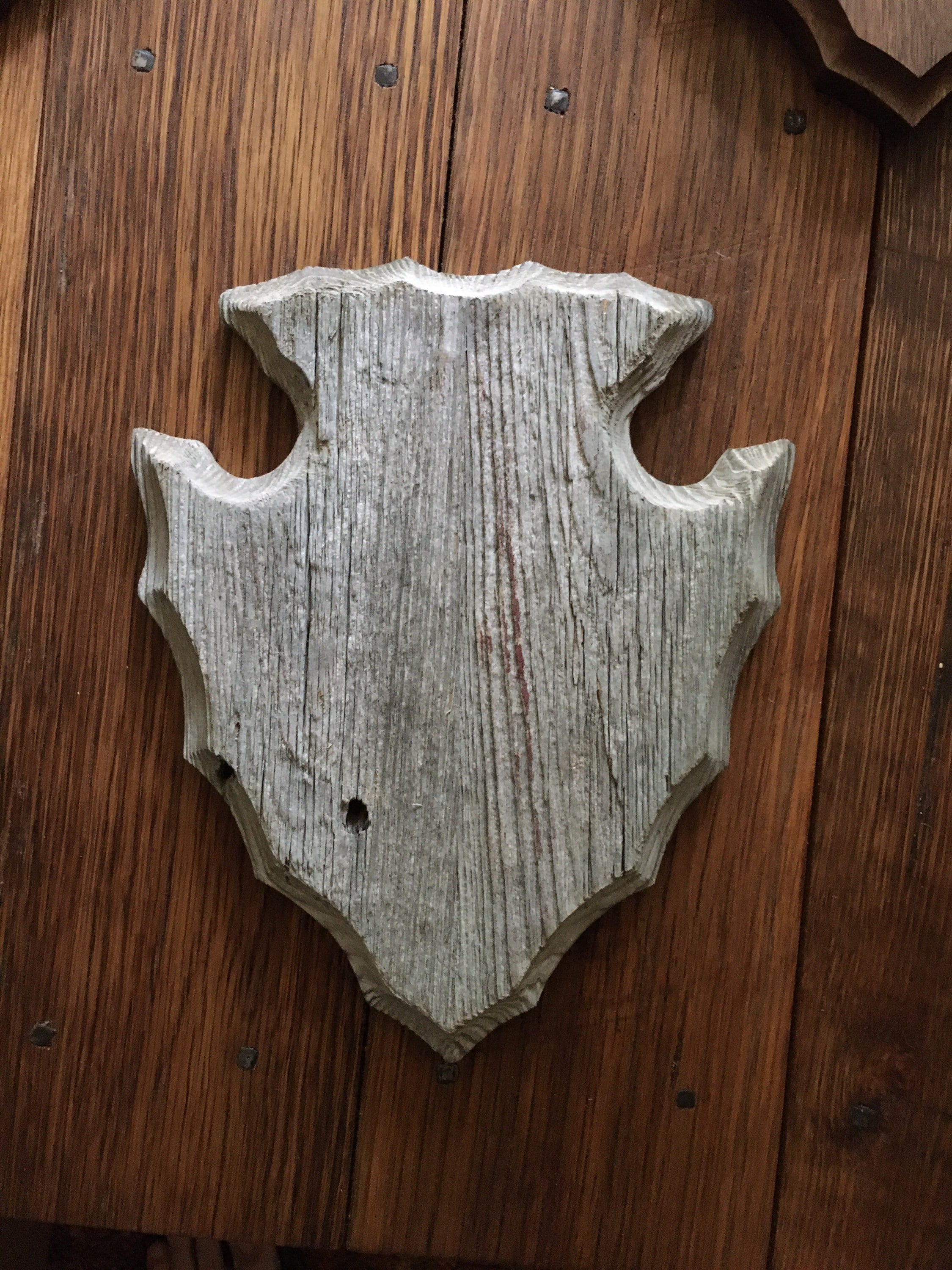 8 X 10 Arrowhead Antler Plaque - Etsy