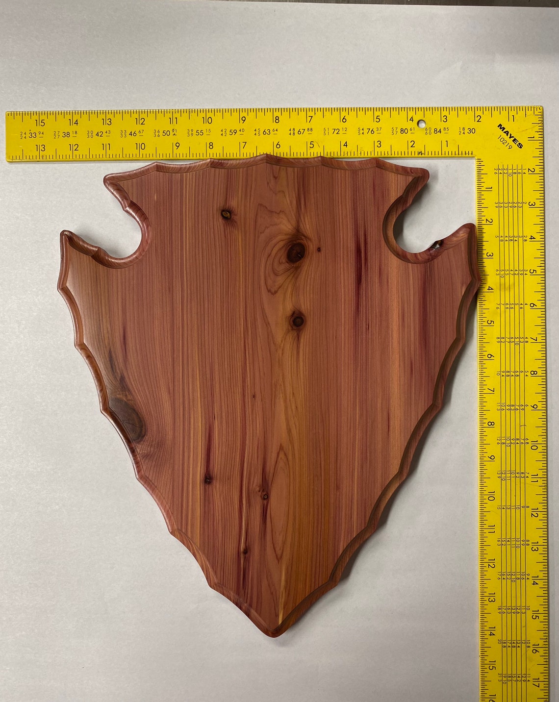 Large Arrowhead Antler Plaque 12x14 - Etsy