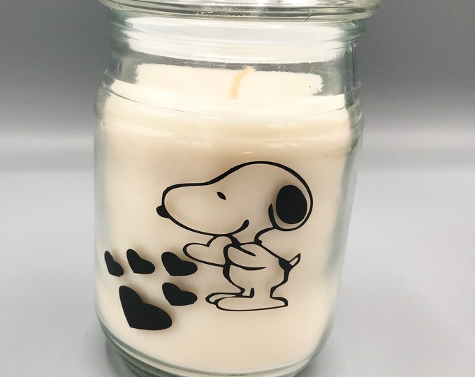 Snoopy & Woodstock Candle! Clean-burning and Hand-poured With Love! - Etsy