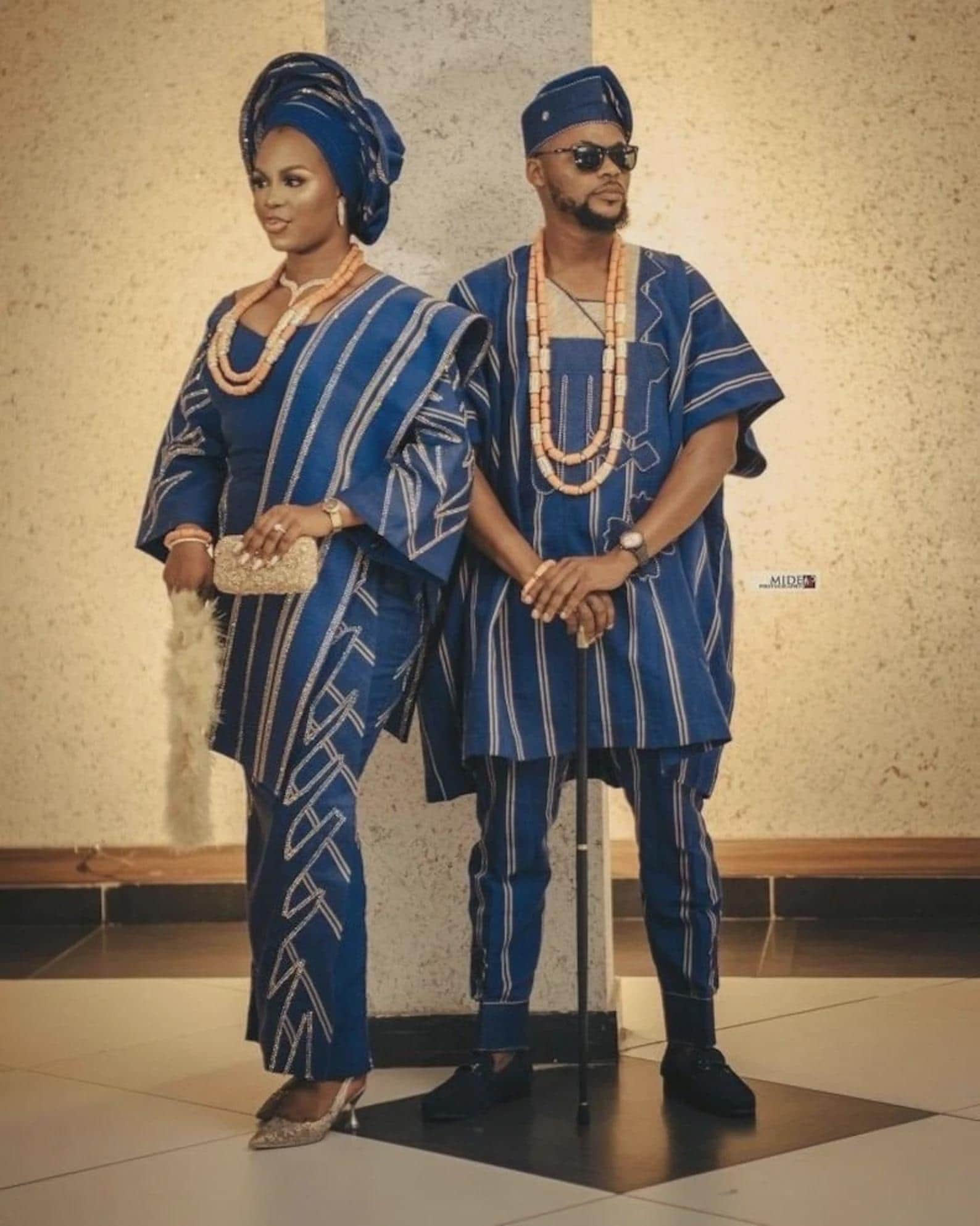 Wedding Attire Suits Aso Oke Ebi Traditional Wears Ofi Birthday Fabrics ...