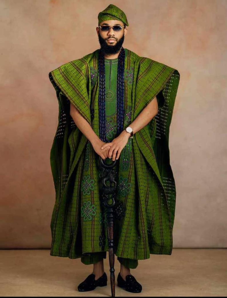 Wedding Attire Suits Aso Oke Ebi Traditional Wears Ofi Birthday Fabrics ...