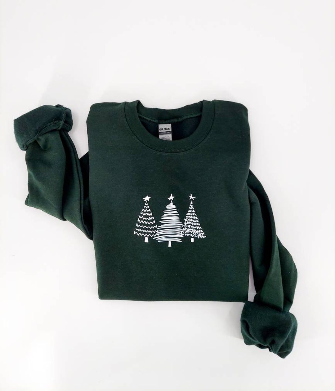 Christmas Tree Sweatshirt - Evergreen Trees - Trees Sweatshirt ...