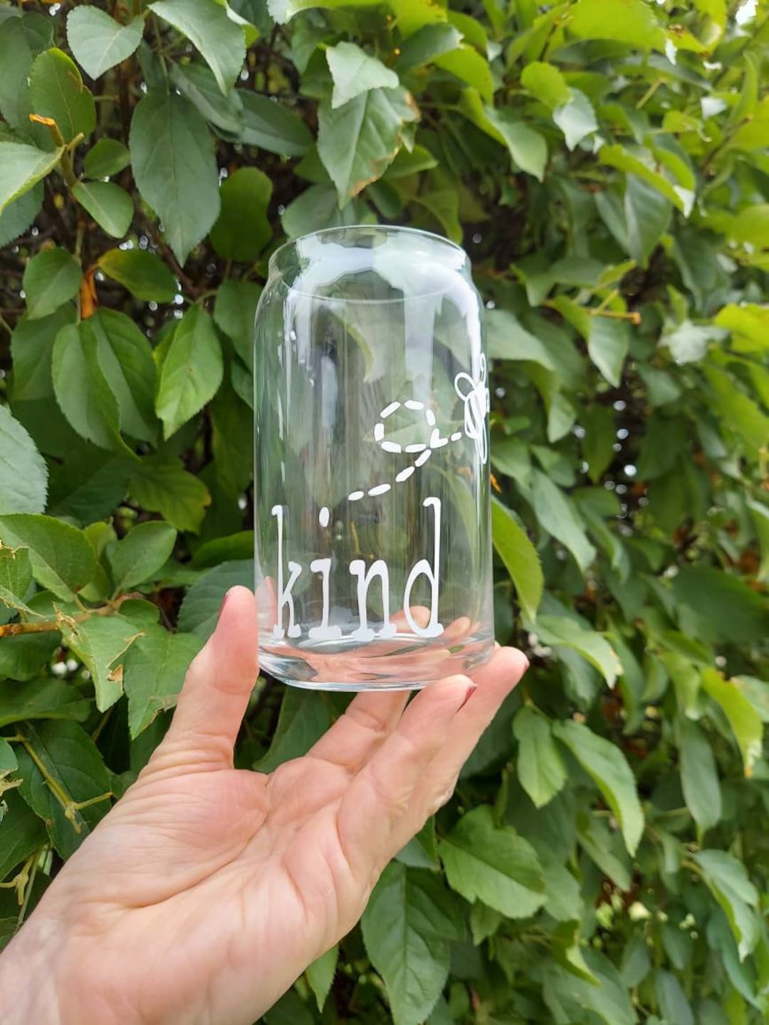 Be Kind Iced Coffee Glass,be Kind Beer Can Glass, Iced Coffee Glass, Be ...