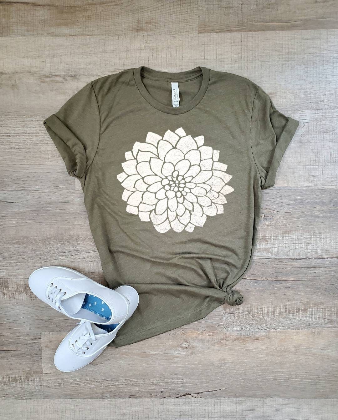 Distressed Flower Shirt - Cute Spring Shirt - Cute Shirt for Woman ...
