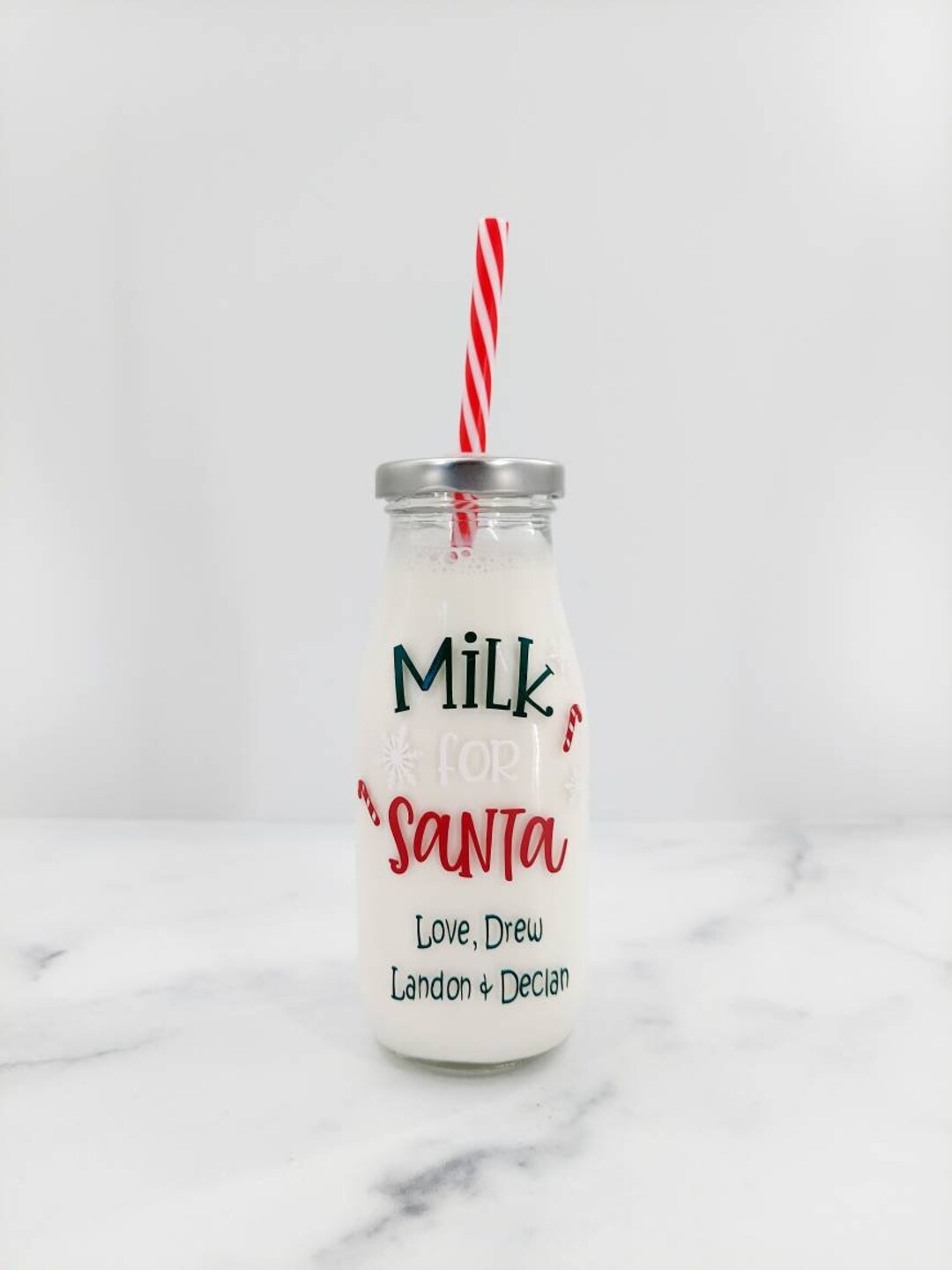 Milk for Santa Bottle - Milk for Santa - Santa's Milk - Personalized ...