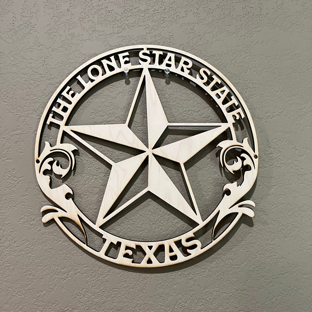 Texas Star 12x12 Sign - Etsy