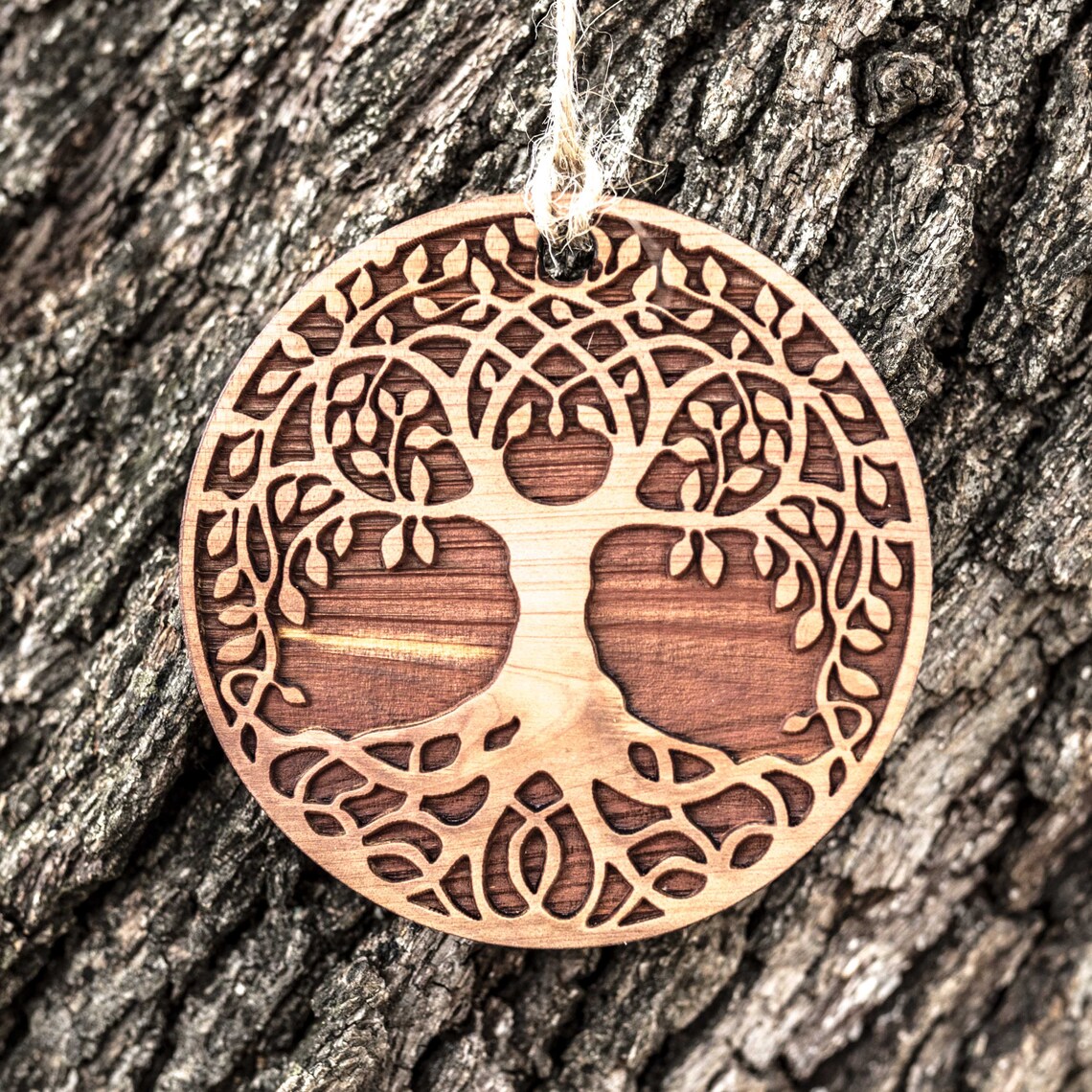 Celtic Tree of Life Raw Cedar Ornament 3x3in - Etsy