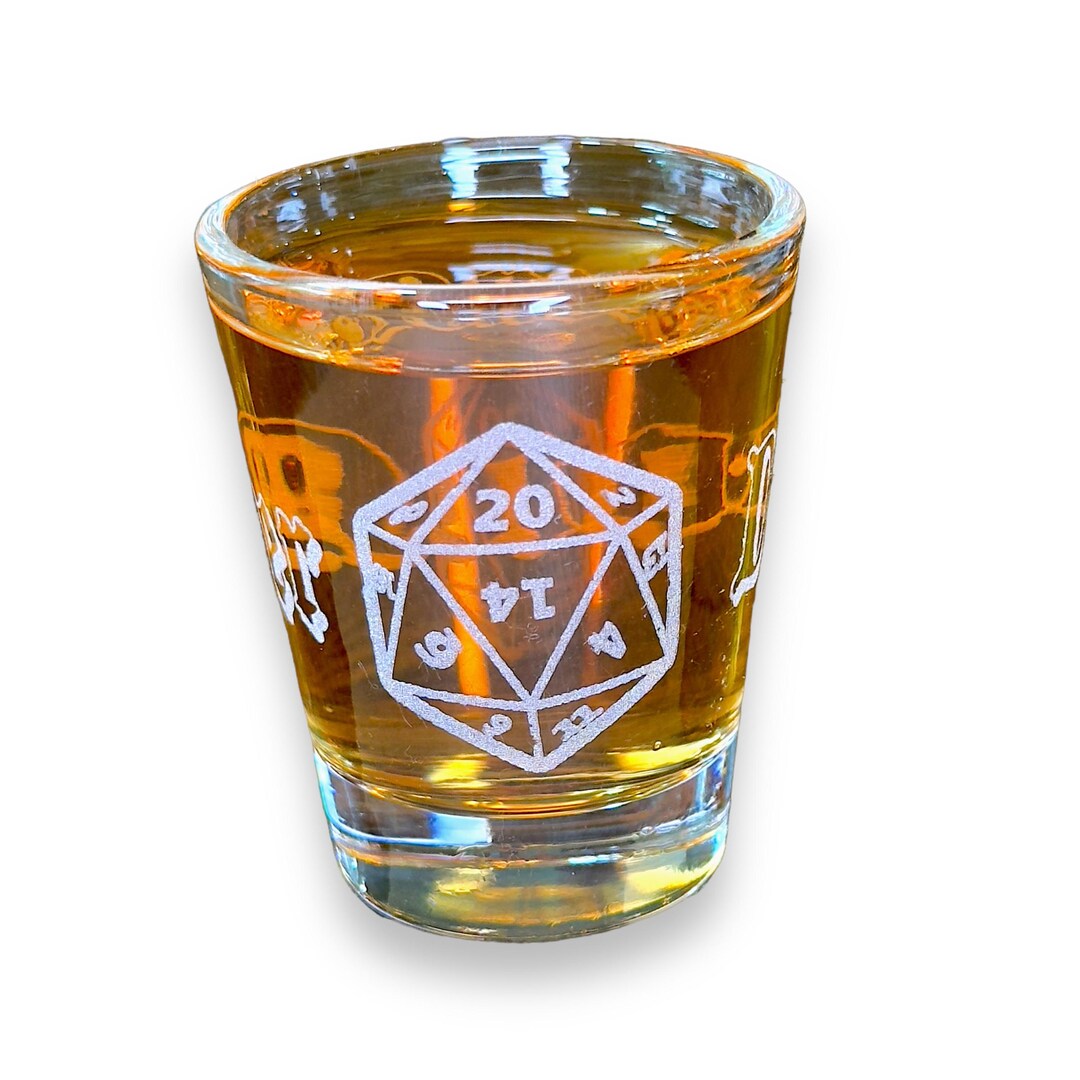 2oz Dungeon Master Shot Glass - Etsy
