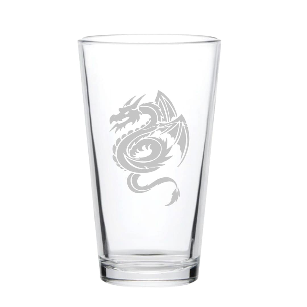 16oz Beer Mug - Flying Dragon - Etsy