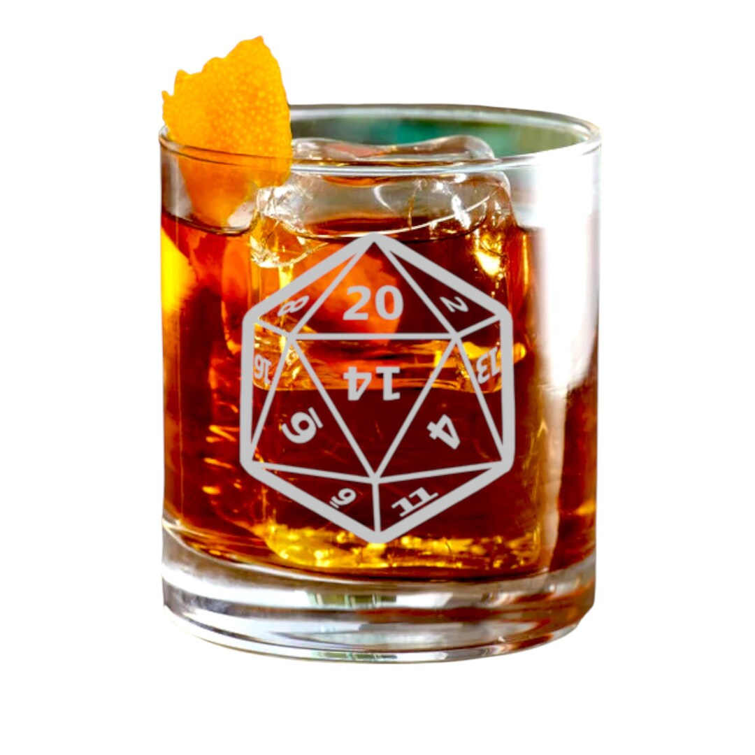 Rocks Glass - D20 - Double Old Fashioned - Etsy