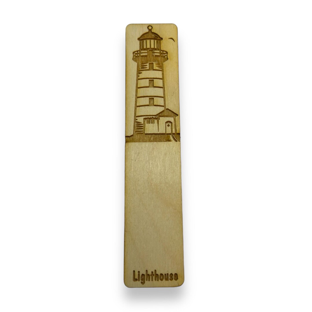 Bookmark - Lighthouse - Birch Wood - Etsy