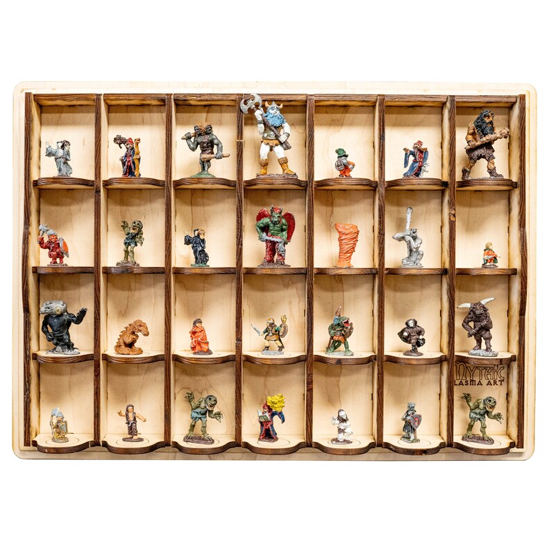 28 Slot Miniature Display Kit for Collectibles assembly - Etsy