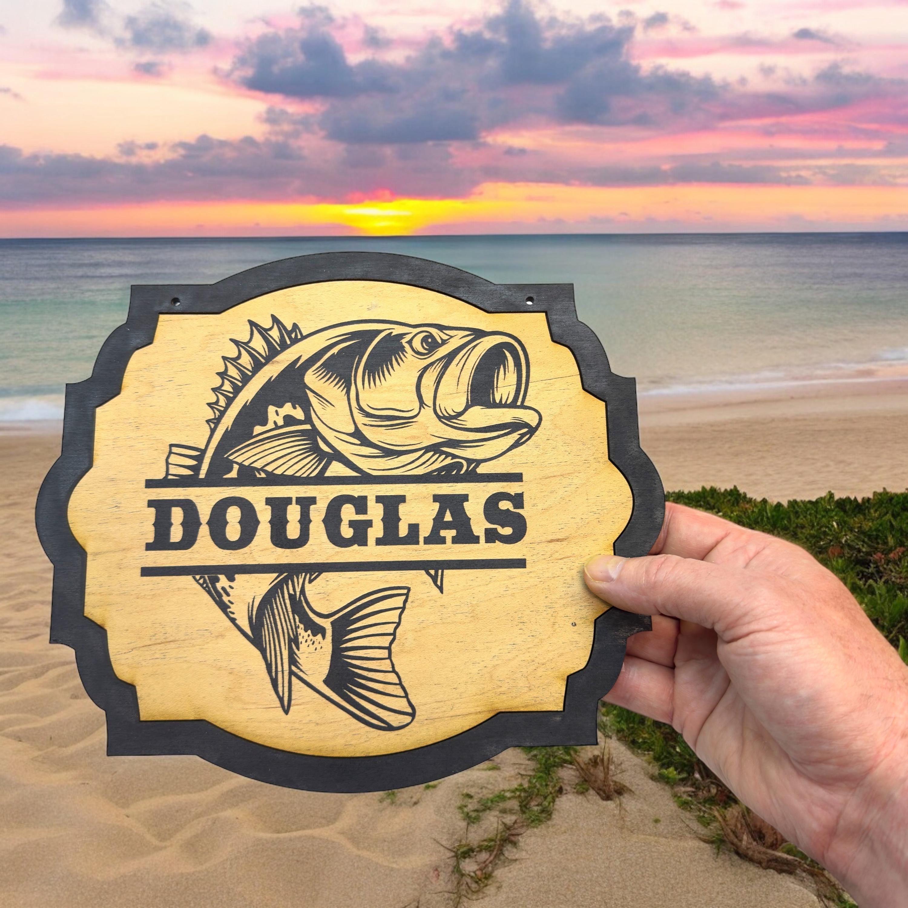 Sign - BLACK - PERSONALIZED Bass Sign 10X8 - Etsy