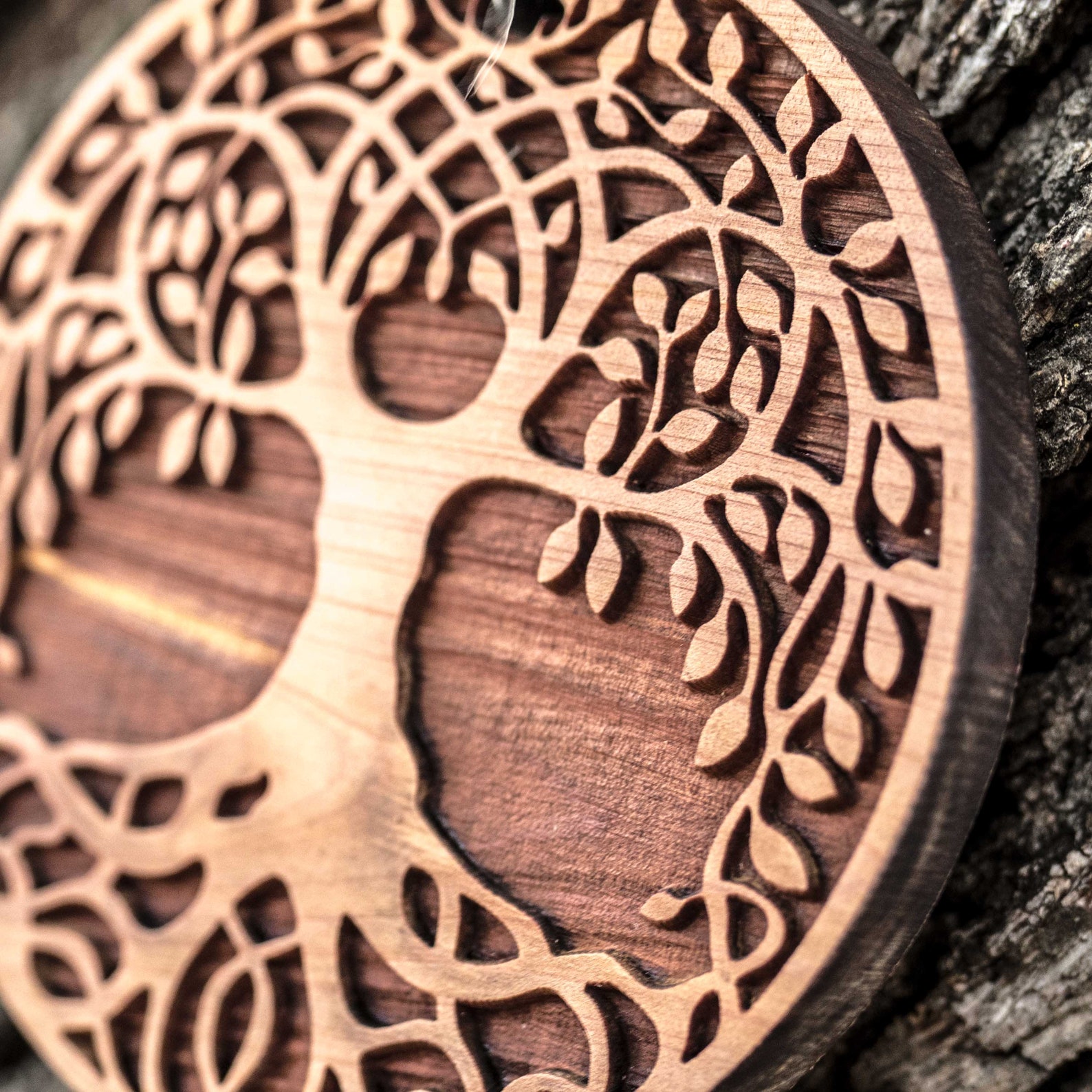 Celtic Tree of Life Raw Cedar Ornament 3x3in - Etsy