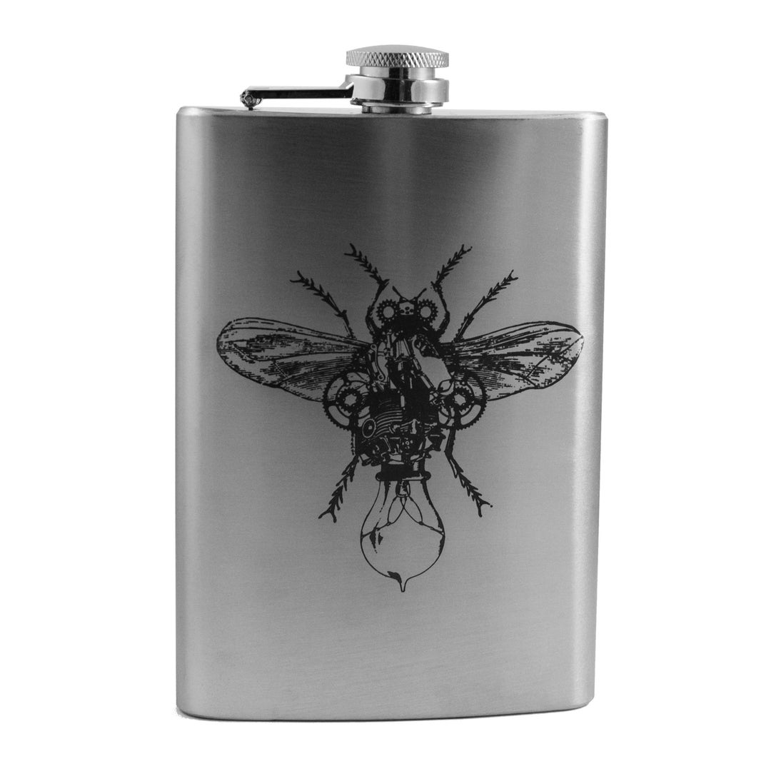 8oz Steampunk Firefly Stainless Steel Flask - Etsy