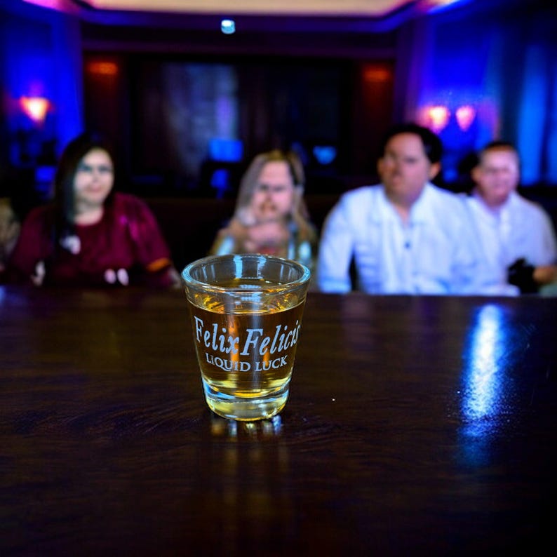 2oz Felix Felicis Liquid Luck Engraved Shot Glass - Etsy