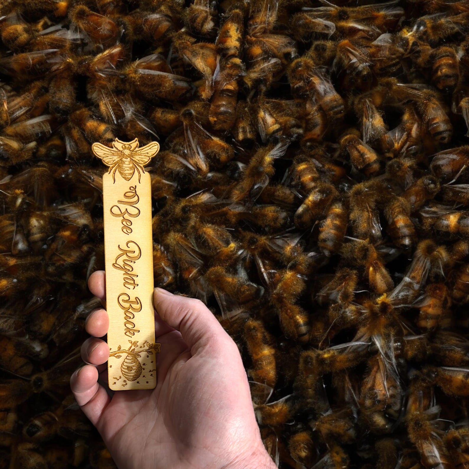 Bookmark - Bee Right Back - Etsy