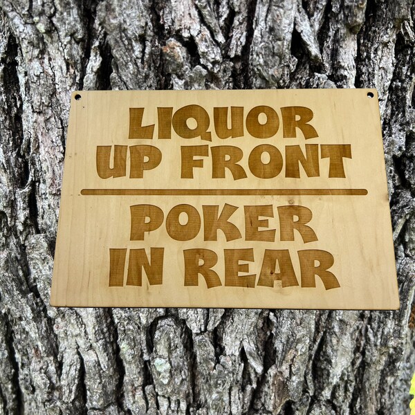 Up Front Poker Sign - Etsy