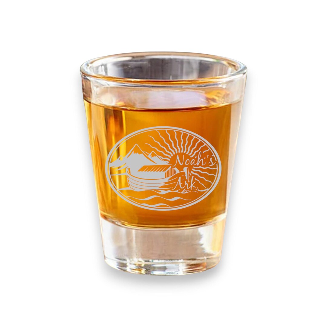 2oz Noahs Ark Shot Glass - Etsy