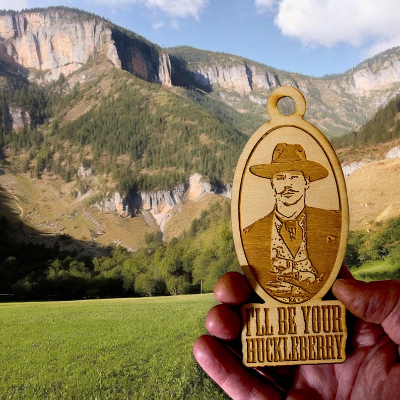 Ornament - I'll Be Your Huckleberry - Raw Wood 2x5in - Etsy