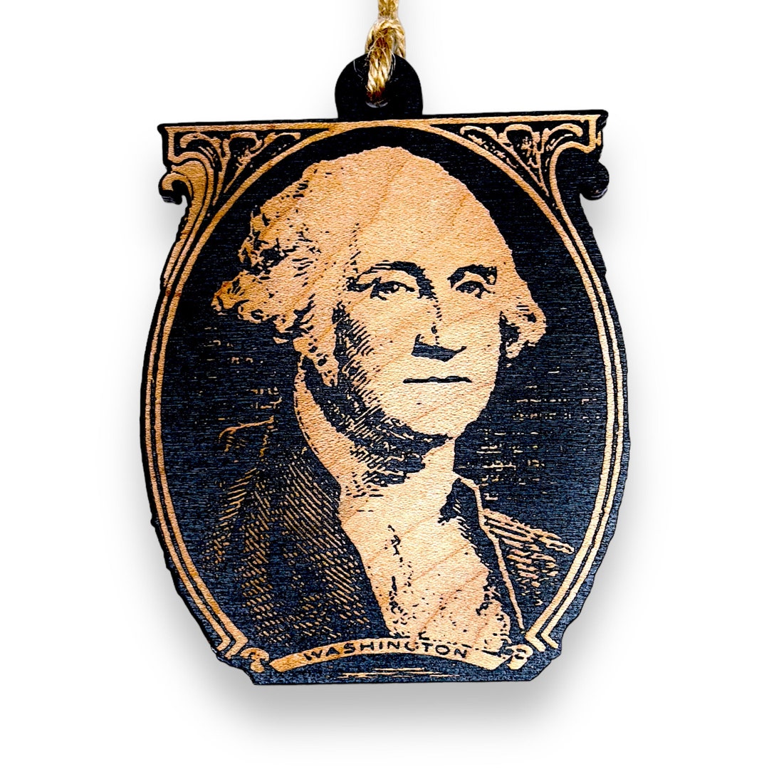 Ornament Black George Washington - Etsy