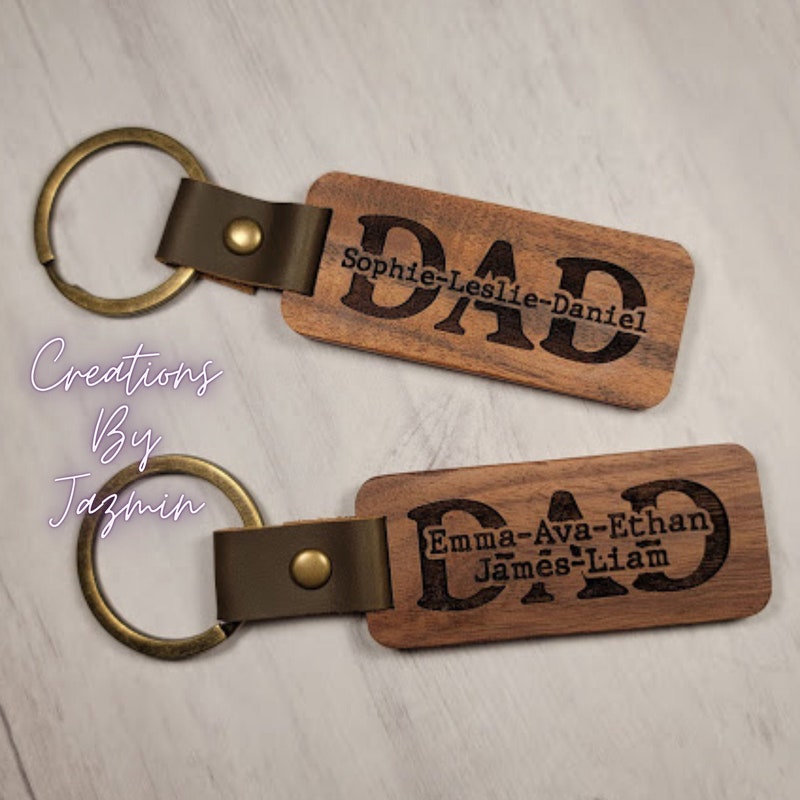 Dad Keychain - Etsy