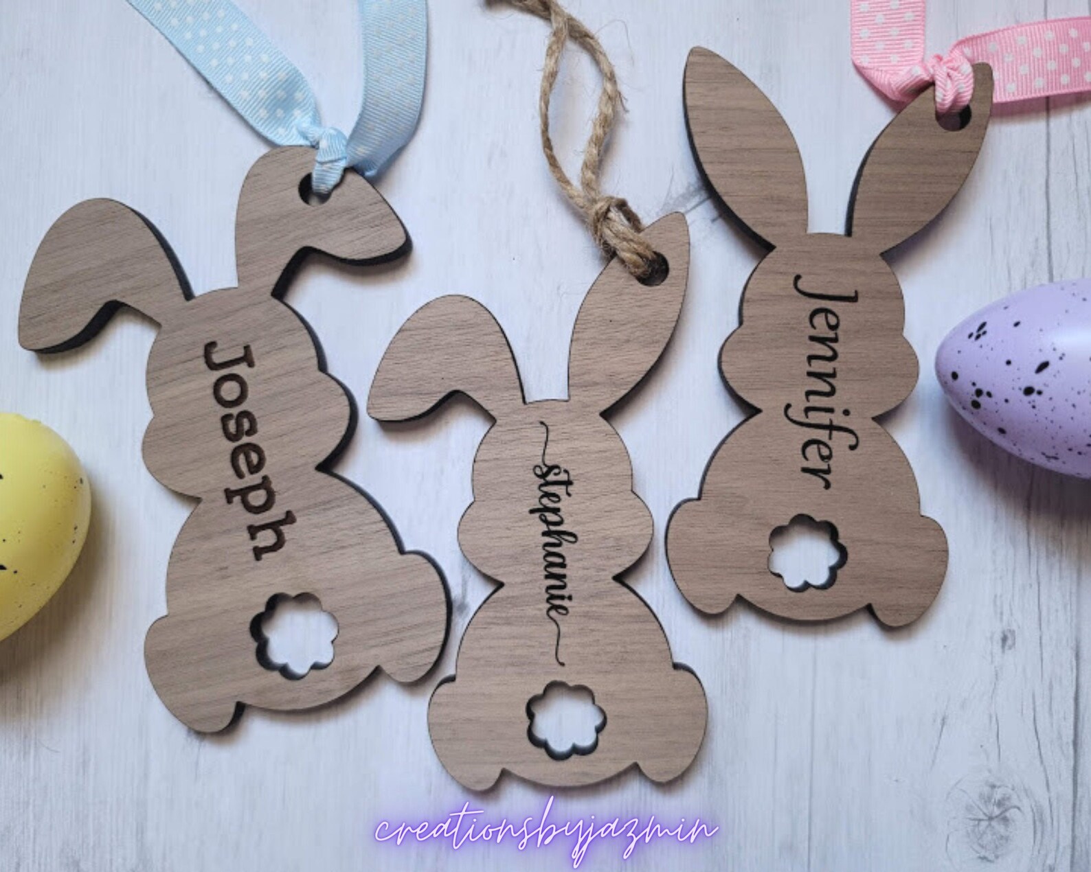 Easter Basket Tags Personalized Easter Tags for Kids With - Etsy