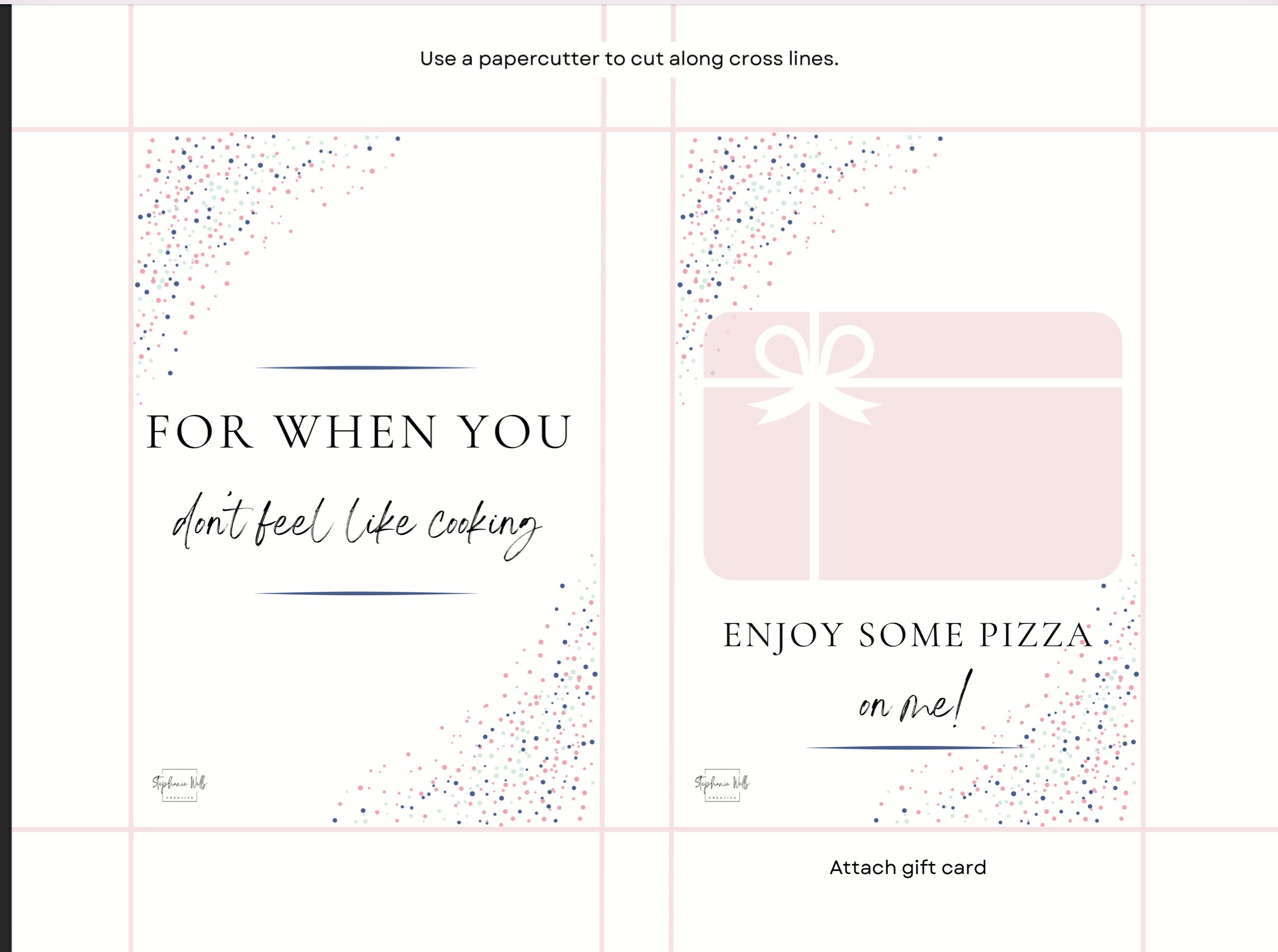GIFT CARD Book [digital Download] for When You ... A Thoughtful Way to ...