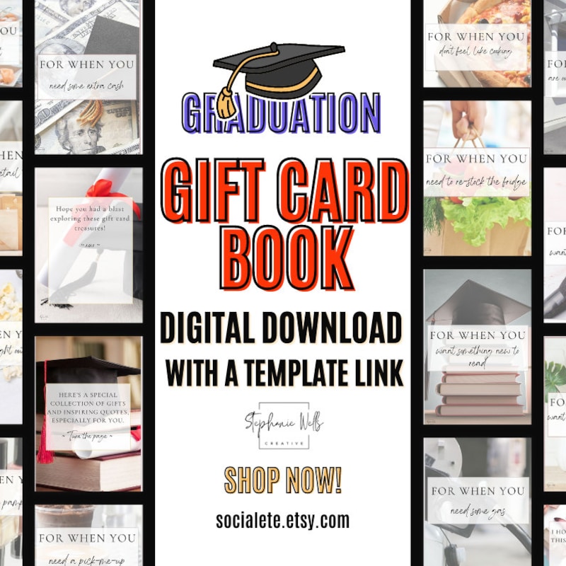 Gift Card Book for Graduate - 60+ Gift Ideas for 2025