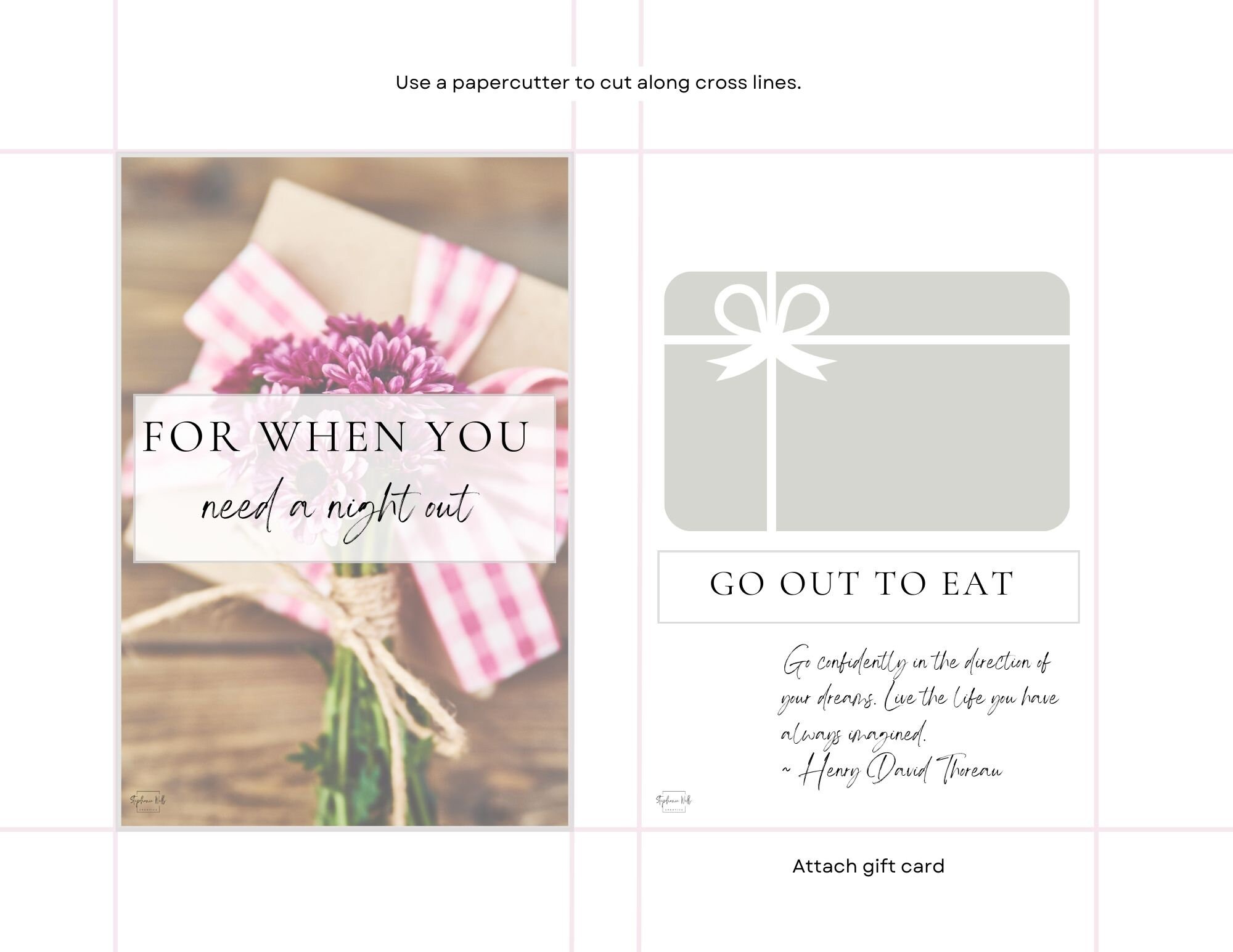 Mother's Day GIFT CARD Book [digital Download] for When You ... A ...