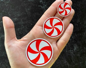 Peppermint Stickers - Etsy