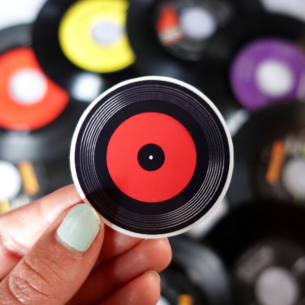 Record Stickers - Etsy
