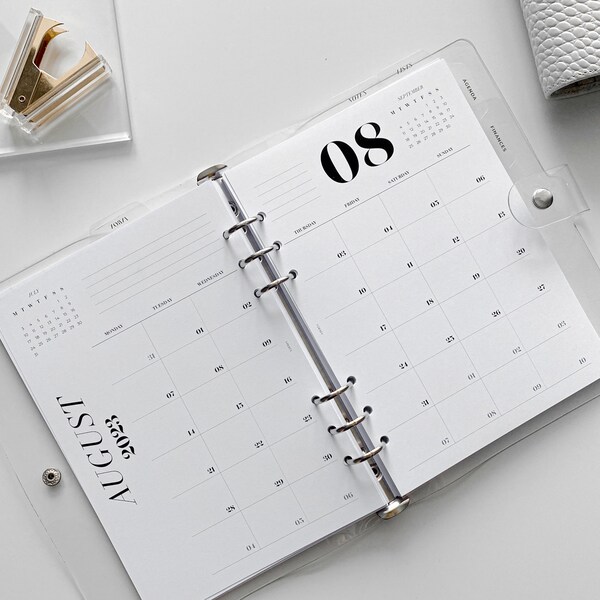 Planner Inserts Printable A5 - Etsy