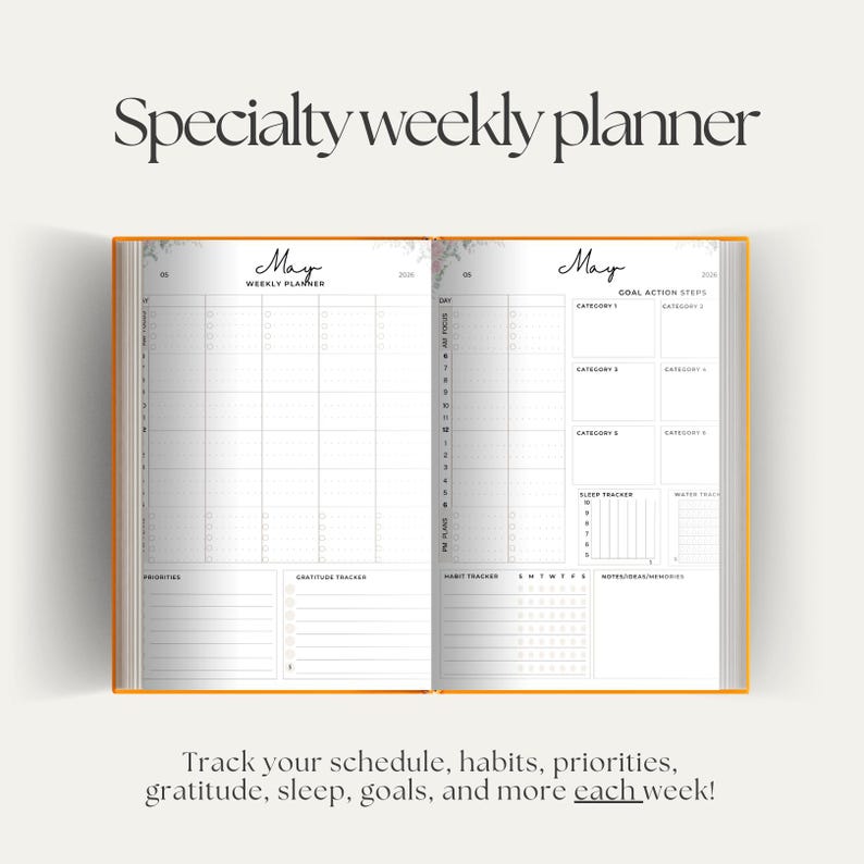 2026 Ultimate Planner Bundle | Calendar, Goal Setting, Habit Tracker ...
