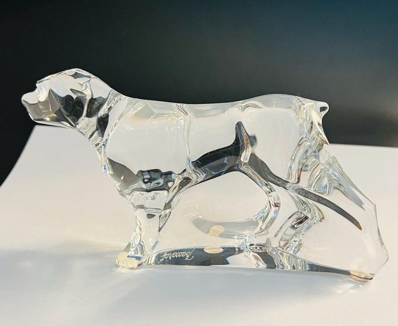 Baccarat Crystal Braque Français Pointer Retriever Labrador Dog ...