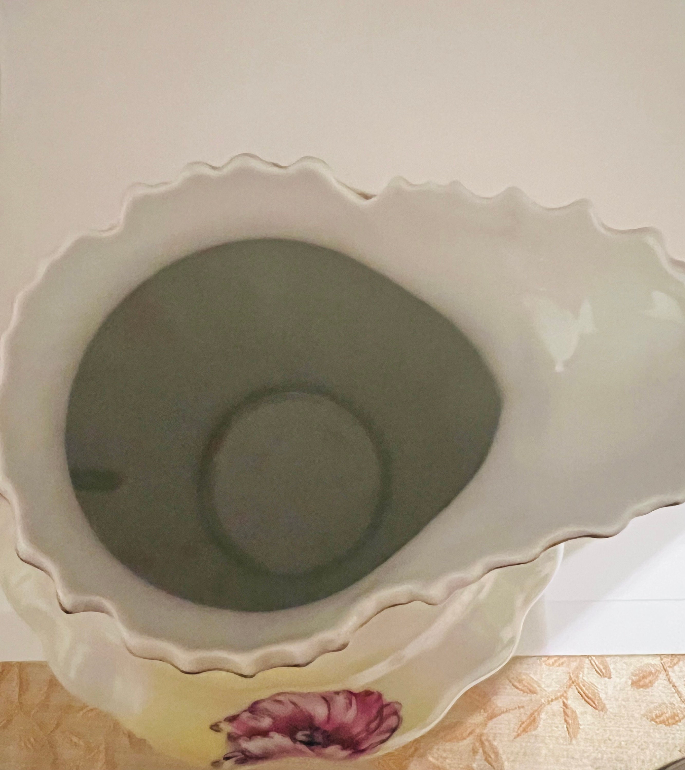 Vintage Lefton, Japan Hand-painted Ceramic Pitcher / Vase - Circa 1950 ...