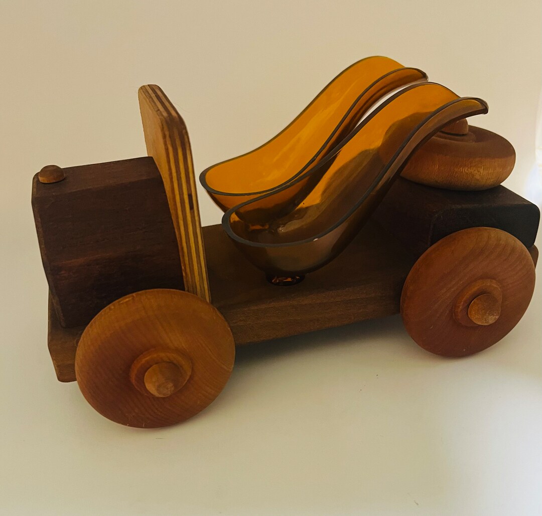 Vintage Wooden Car Pipe Rack-holds 2 Pipes Made by S and T - Etsy