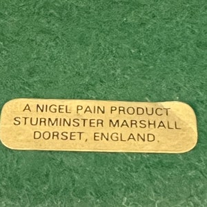 Vintage Nigel Pain Collectible Paperweight- Hand Cast Glass- Made in ...