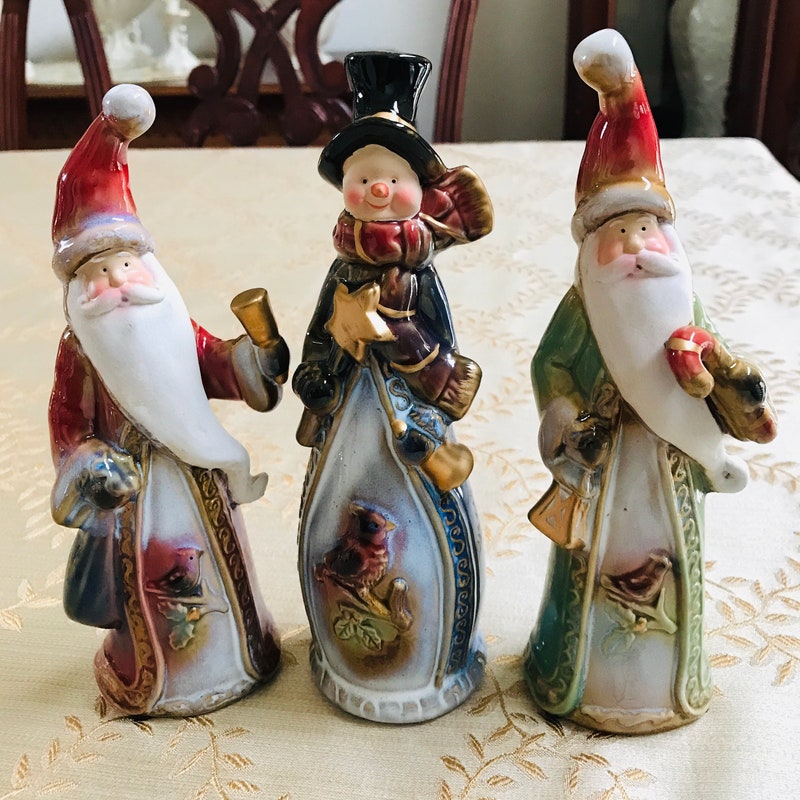 Santa Ceramic - Etsy