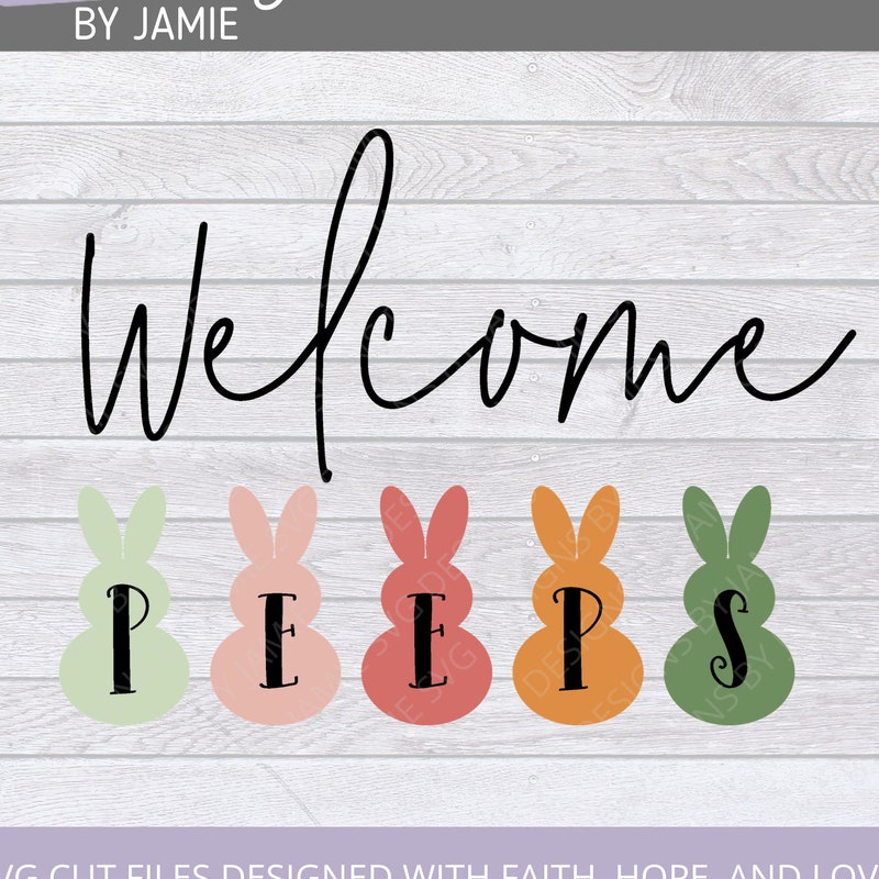 Welcome Peeps Svg - Etsy