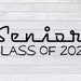 Graduation SVG - Senior SVG - Cursive Font SVG - Graduate Svg - Senior ...
