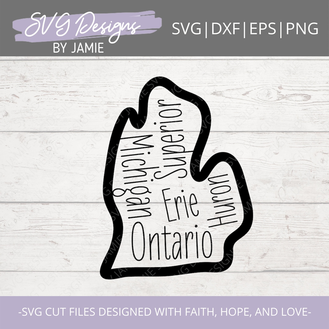 Michigan SVG - Michigan Cut File - State SVG - Michigan State Svg ...