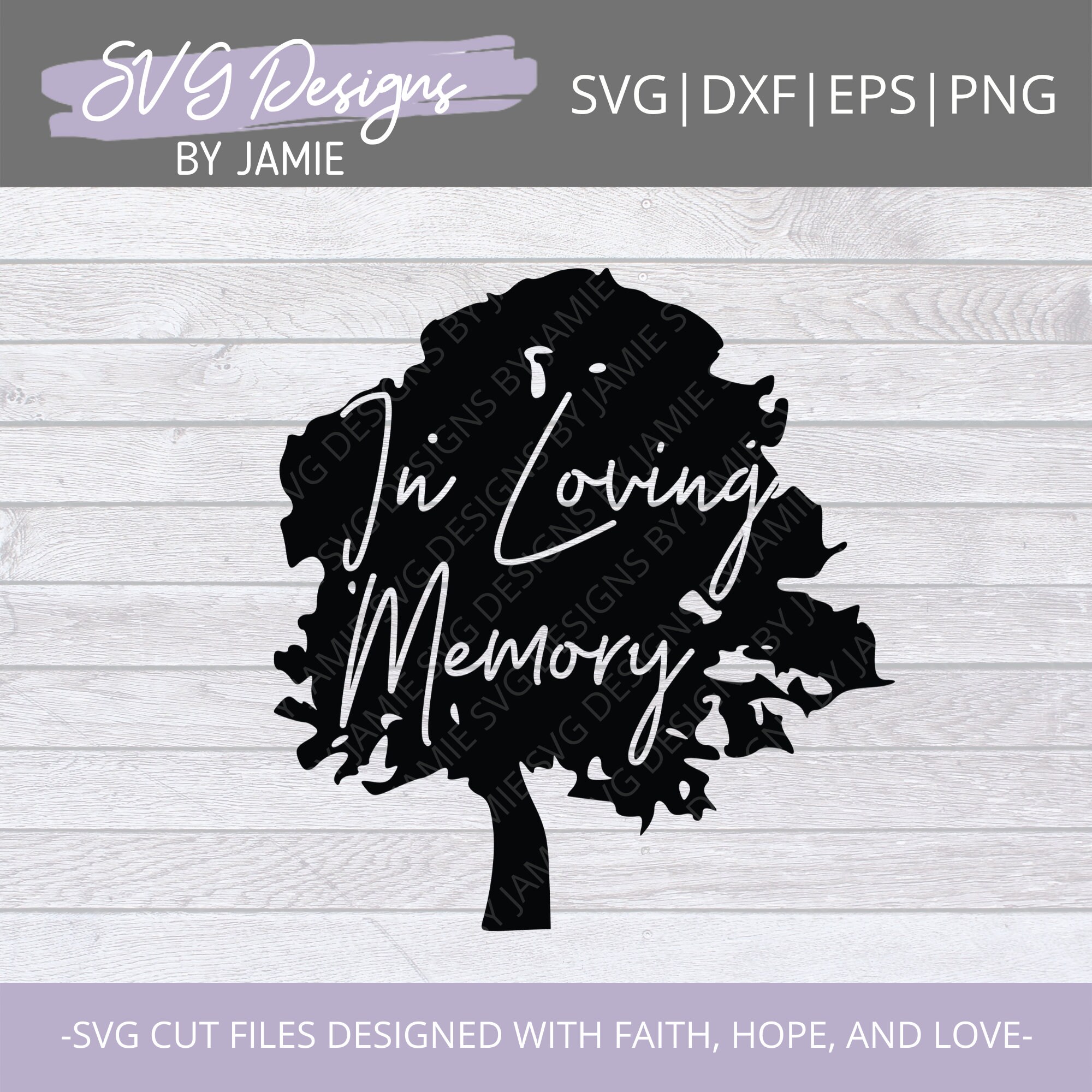 In Loving Memory SVG Memorial SVG Heaven SVG Grief Svg | Etsy