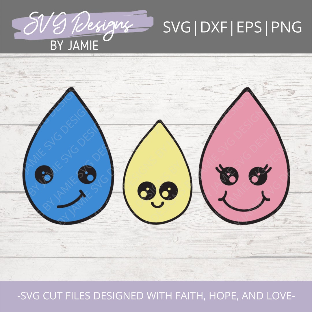 Raindrop SVG - Raindrop Nursery-rain Svg - Weather SVG - Nursery Decor ...