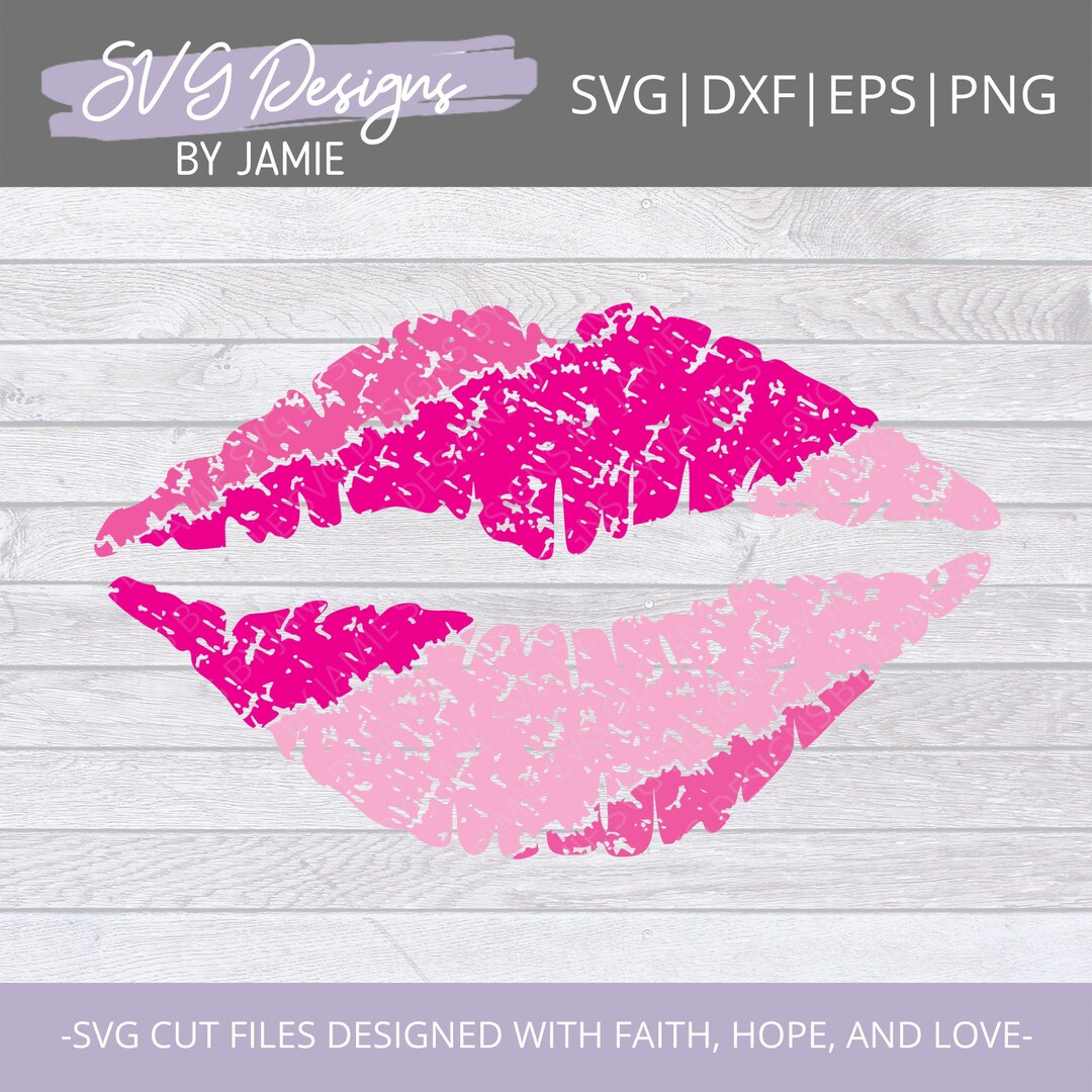 Lips SVG - Kiss SVG - Lips Vector - Valentine SVG - Valentines Day Svg ...