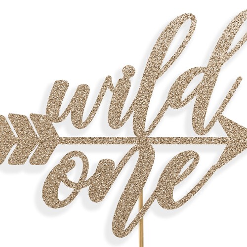Wild One Cake Topper 1st Birthday Smash Cake Topper Safari - Etsy